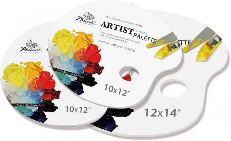 Phoenix - Tear-Off Paper Palette – Galea's Art Studio